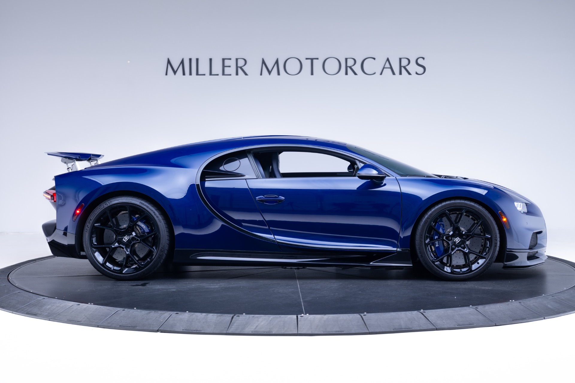 Blue And Black Bugatti