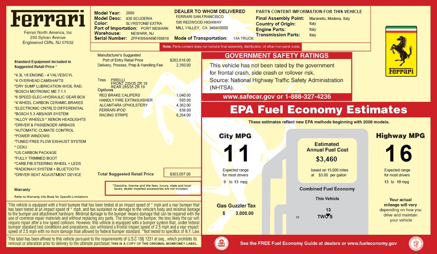 Pre-Owned 2009 Ferrari 430 Scuderia For Sale ($369,900) | Miller ...
